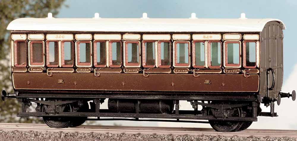 Ratio OO Coach Kit GWR 4 Wheel All 3rd 610