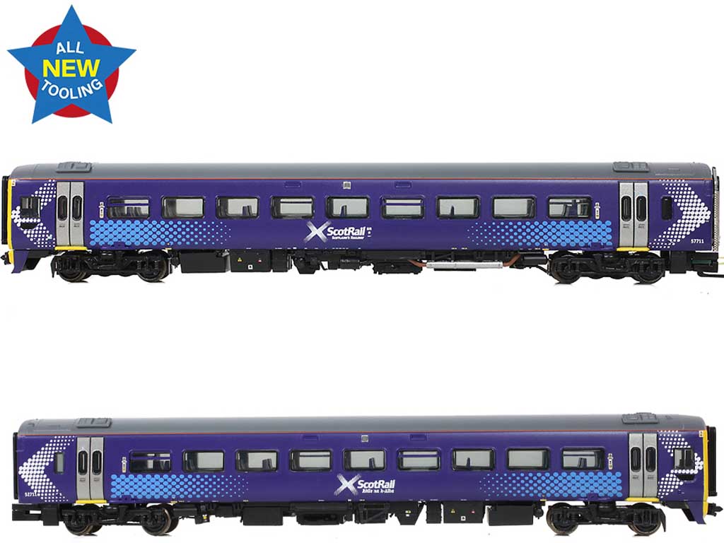 Graham Farish N ScotRail Class 158 2-Car DMU Train Saltire Livery 371-851