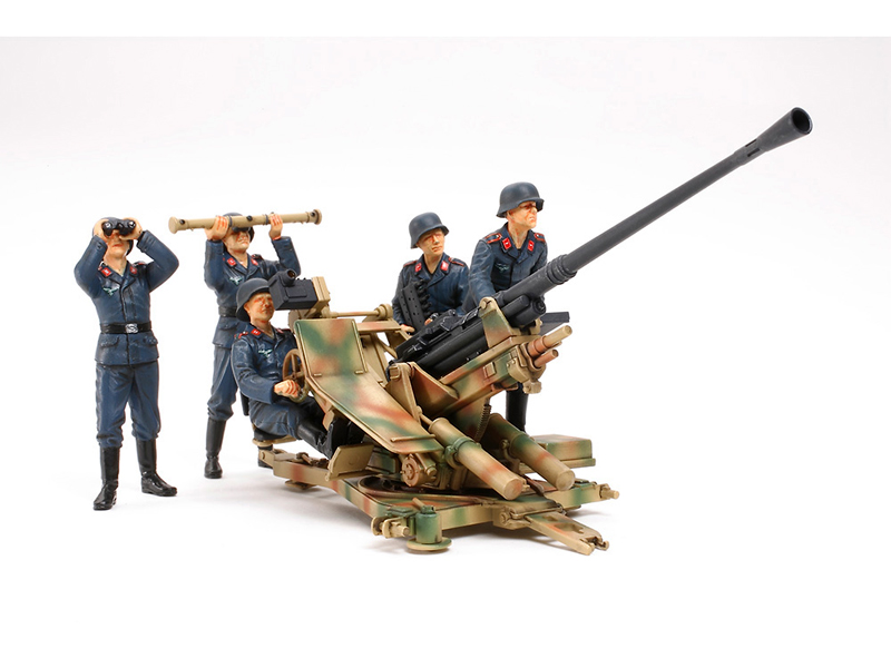Tamiya 1/35 German WW2 Flak 37 Gun with Crew 35302