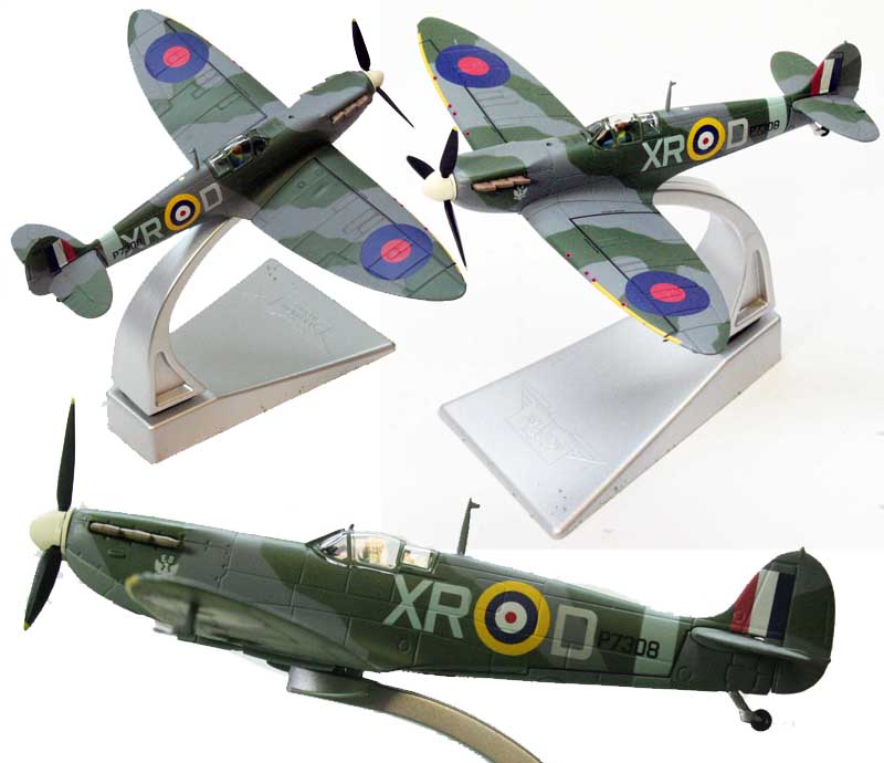Corgi 1/72 Supermarine Spitfire Mk.IIa P7308 71 Eagle Sqn RAF North ...