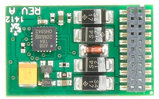 Bachmann 21-Pin DCC Decoder with Back EMF and 4 Function Outputs 36-557