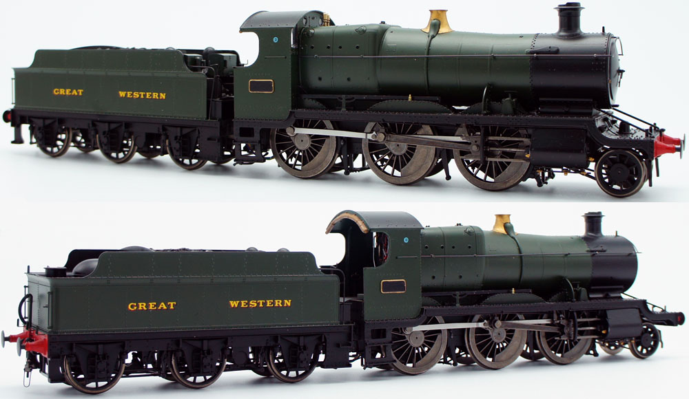 Heljan O Gauge GWR 5320 43xx Class 2-6-0 Mogul GWR Green Lettered G W R ...