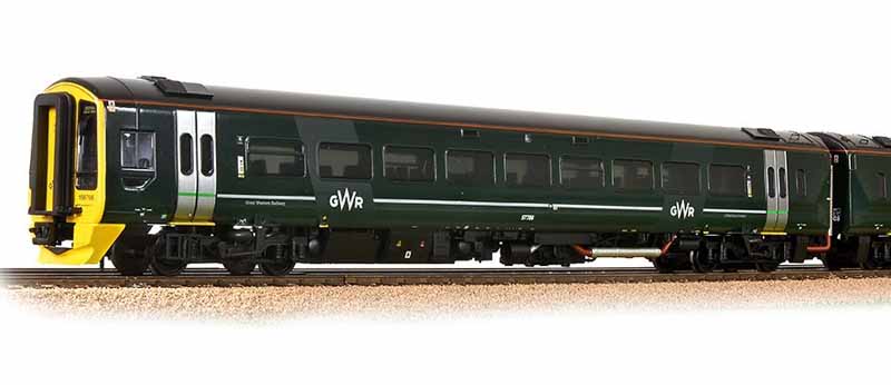 Bachmann OO Great Western 158766 Class 158 2 Car DMU GWR Green Livery ...