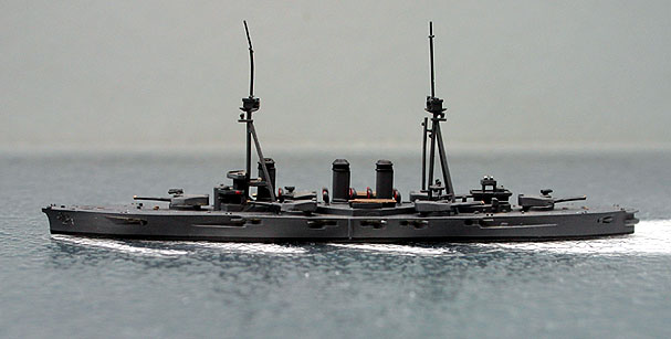 Navis Neptun 1/1250 IJN Settsu Japanese battleship in 1912 203sh