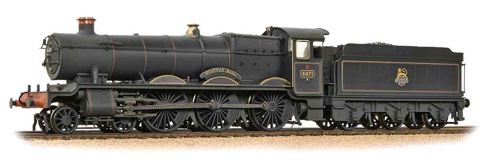 Bachmann OO BR 4971 Stanway Hall ex-GWR Collett Hall Class 4-6-0 BR ...
