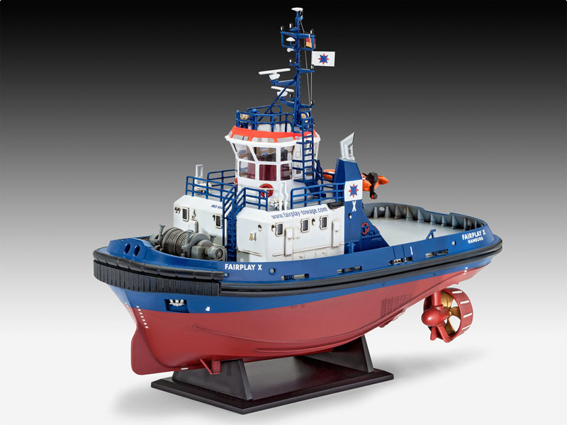 Revell 1/144 Harbour Tug Boat Model Set 65213