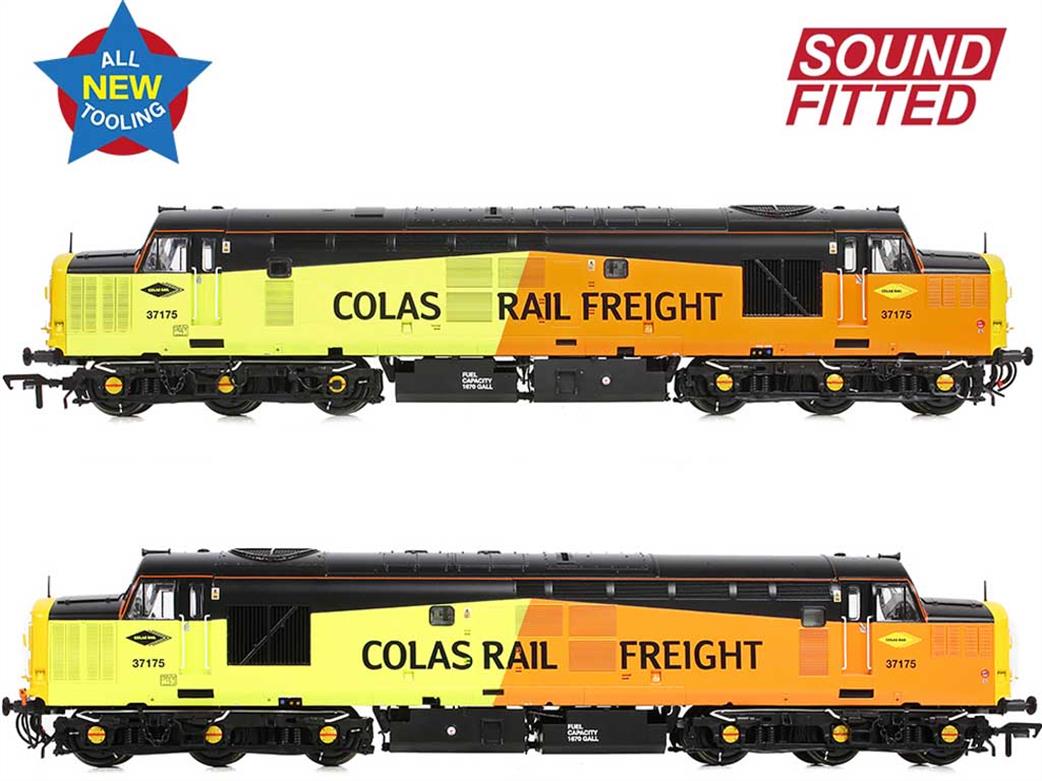 Bachmann OO 35-310SF Colas Rail 37175 Class 37/0 Diesel Locomotive ...