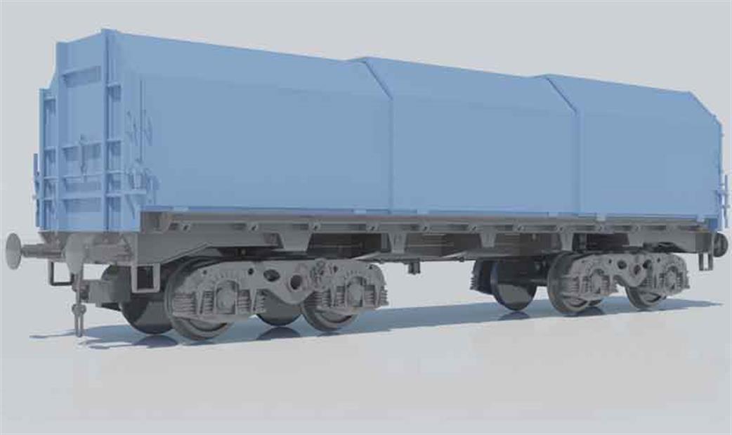 Accurascale OO ACC2122BSC3 British Steel JSA Covered Steel Coil Wagon ...