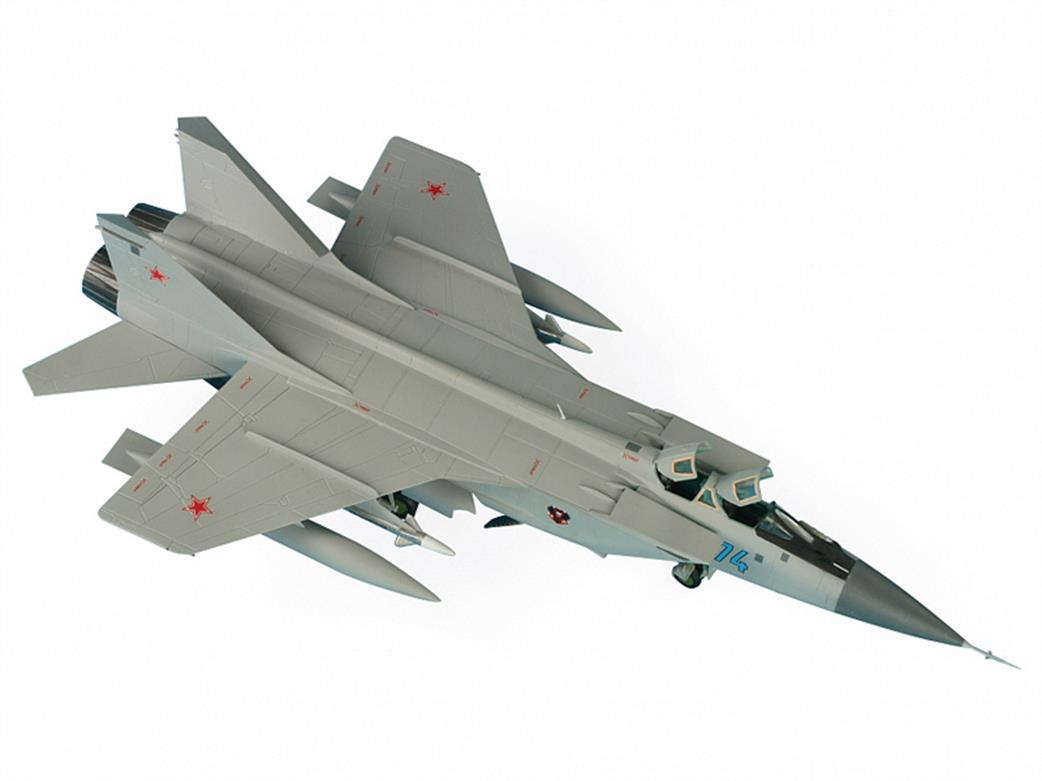 Zvezda 1/72 7229 Mig-31 Soviet interceptor Fighter Aircraft Kit