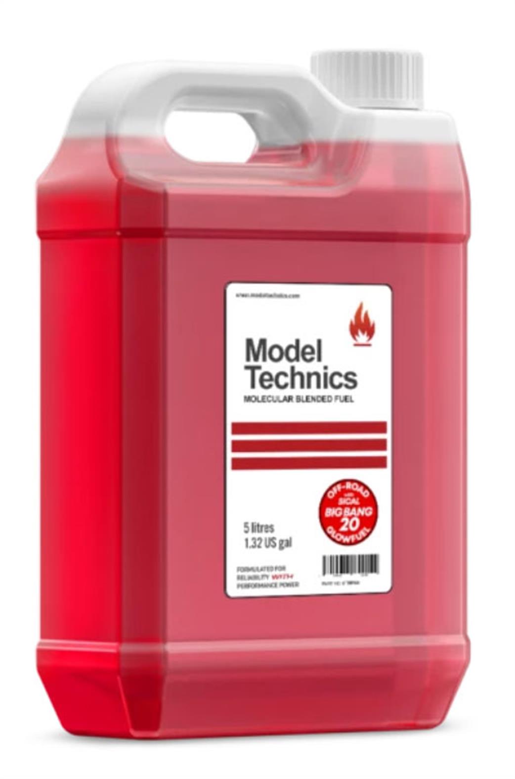 Model Technics BB20/A Big Bang 20% Glow Fuel 1 Gallon 4.55 Litres