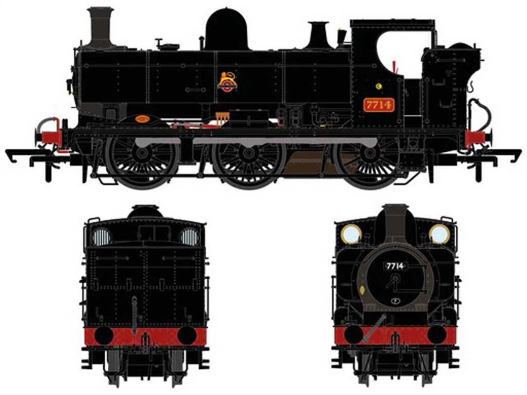 Accurascale OO ACC2888-DCC BR 7714 ex-GWR 57xx Class 0-6-0PT Pannier ...