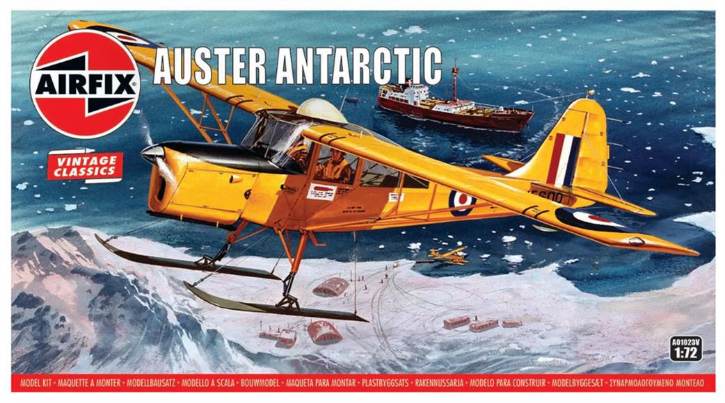 Airfix 1/72 A01023V Auster Antartic Plastic Model Kit