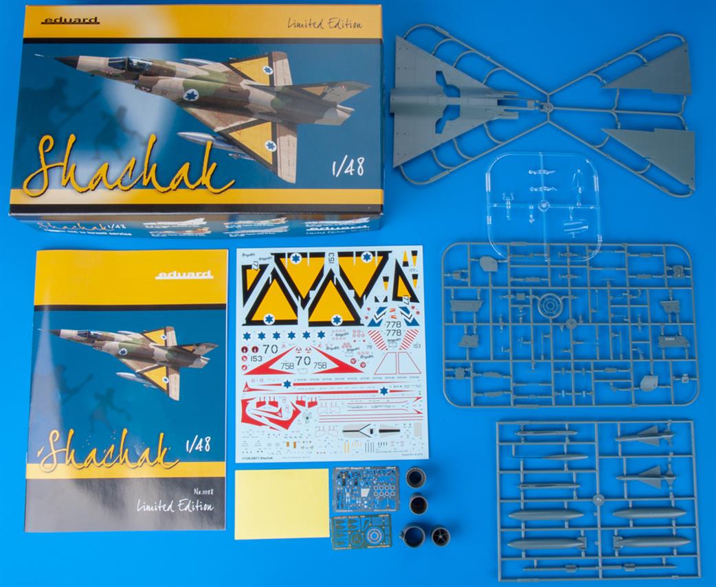 Eduard 1/48 11128 Shachak Mirage 111C In Israeli Service Plastic Kit